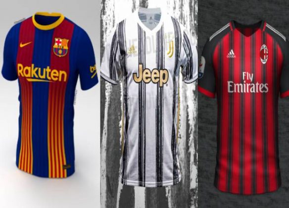 All top Football clubs new home and away Kits/Jersey for 2020-21 season