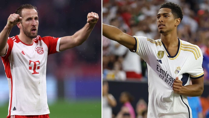 Jude Bellingham vs Harry Kane 2023/24 Stats - SportsBigNews
